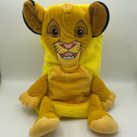 Disney | Bedding | Disney Parks Simba Blanket Character Cuddles Plush ...